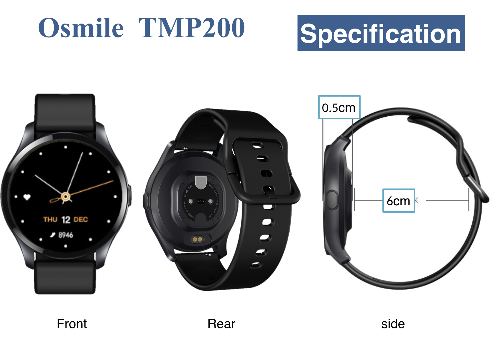 Osmile TMP200 Blood |-Osmile GPS TrackerDementia, Alzheimer's disease, -Products